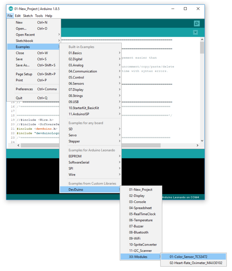 Color Sensing Module – DevDuino